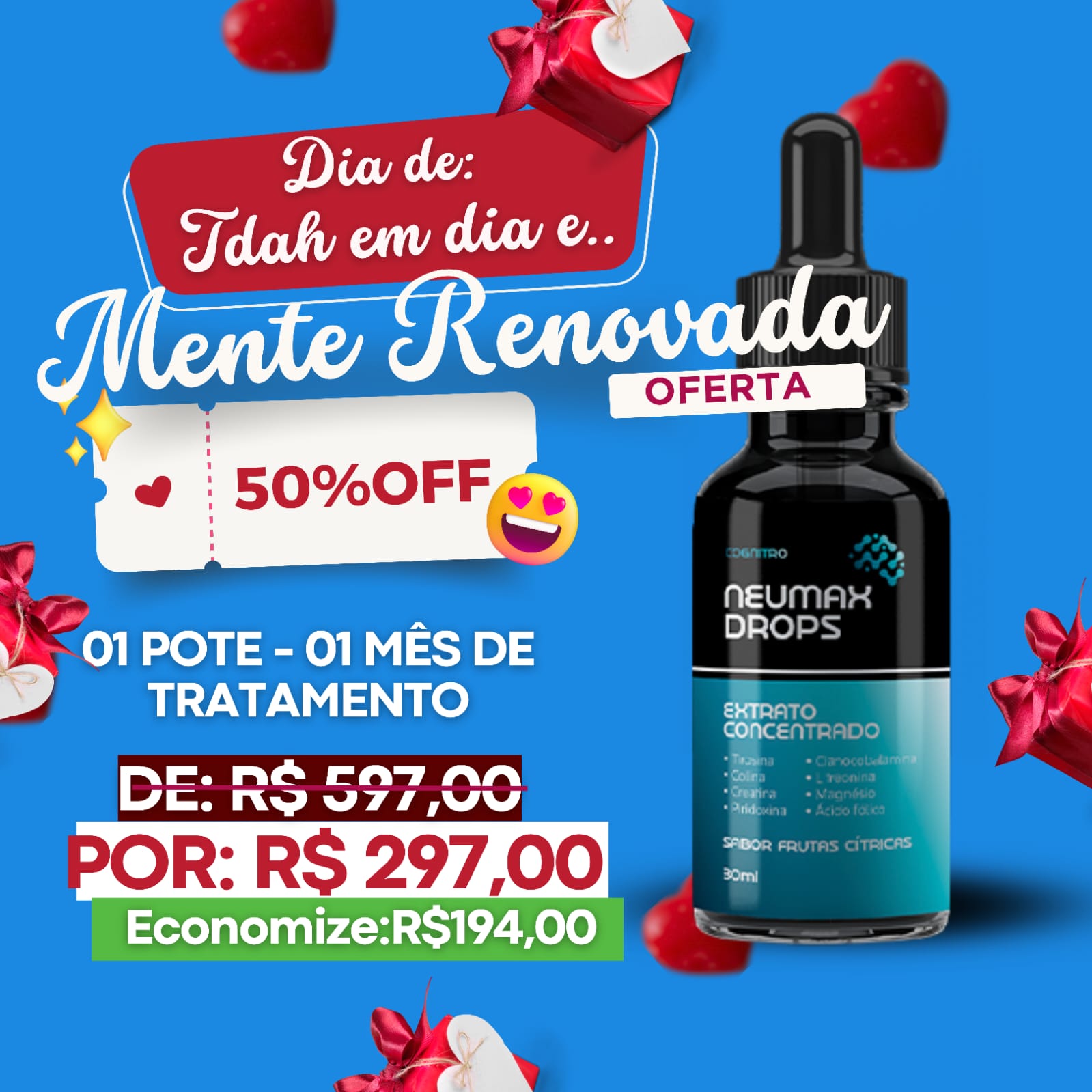 Neumax Drop - Solução para TDAH